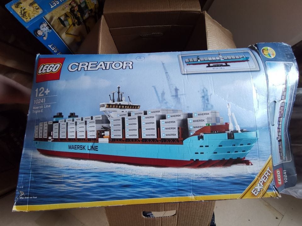 Lego sett ny Creator 10241-Maersk Line Triple-E | DBA