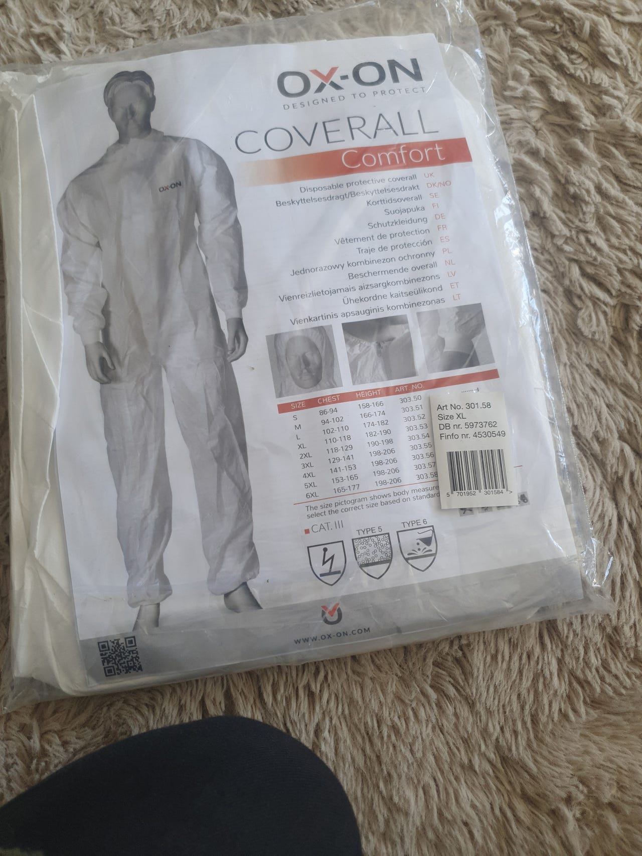 Coverall protect str xl | DBA