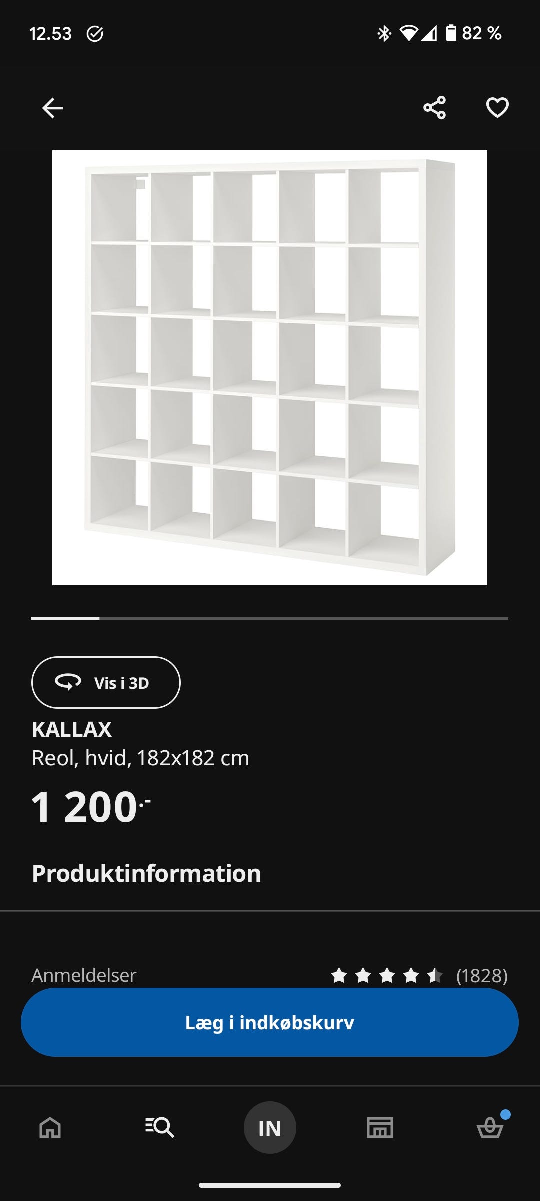 KALLAX rumdeler / reol | DBA
