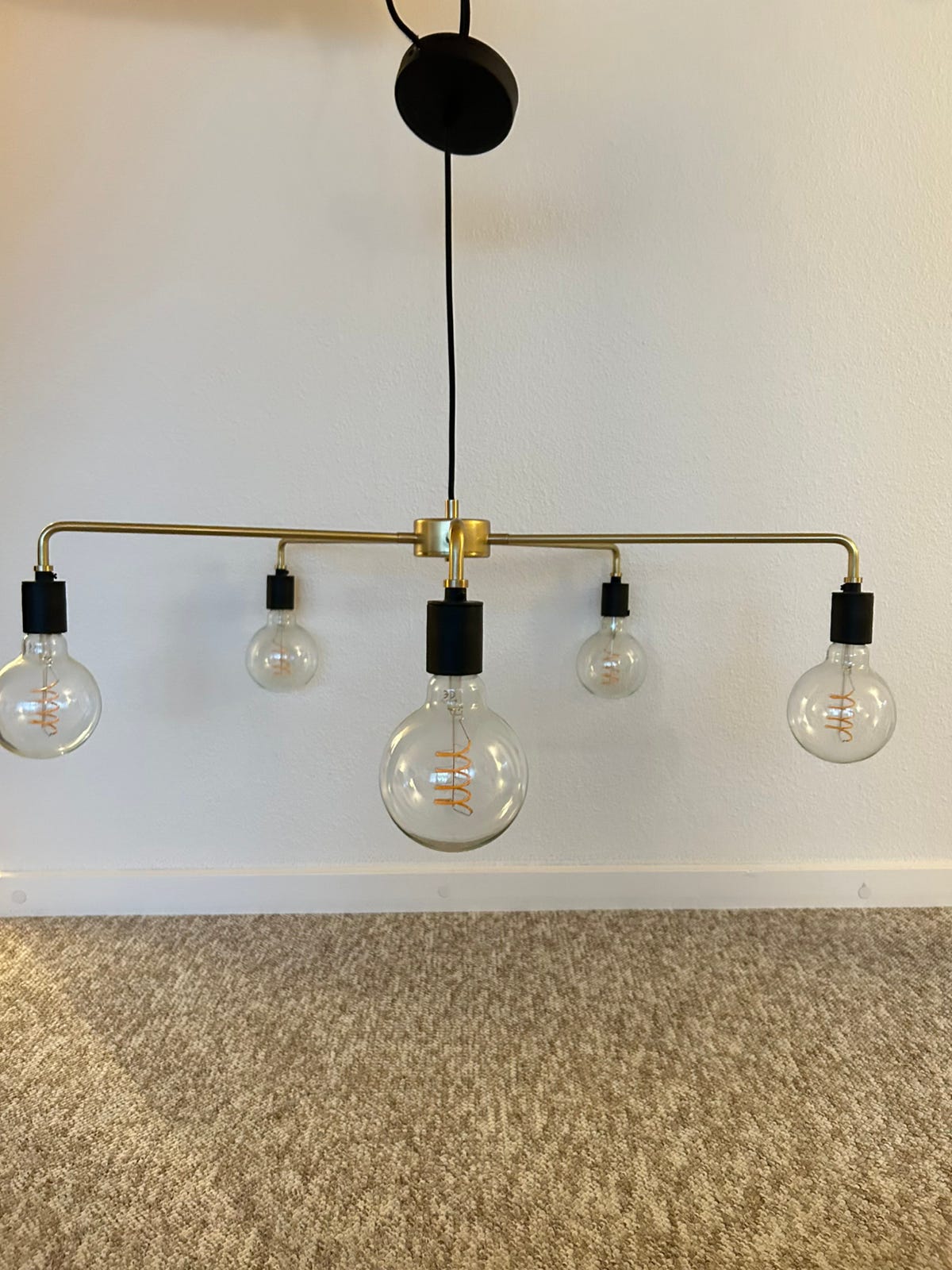 Messing loftlampe (Søren Rose Studio) | DBA