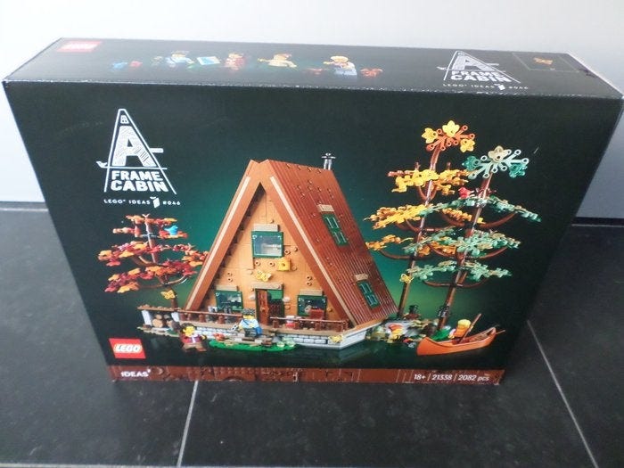 Lego Sæt - 21338 - Ideas (CUUSOO) - A-Frame Cabin | DBA