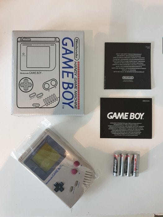 Nintendo, Nintendo Gameboy Classic DMG-01 1989 Console+Original Donkey ...