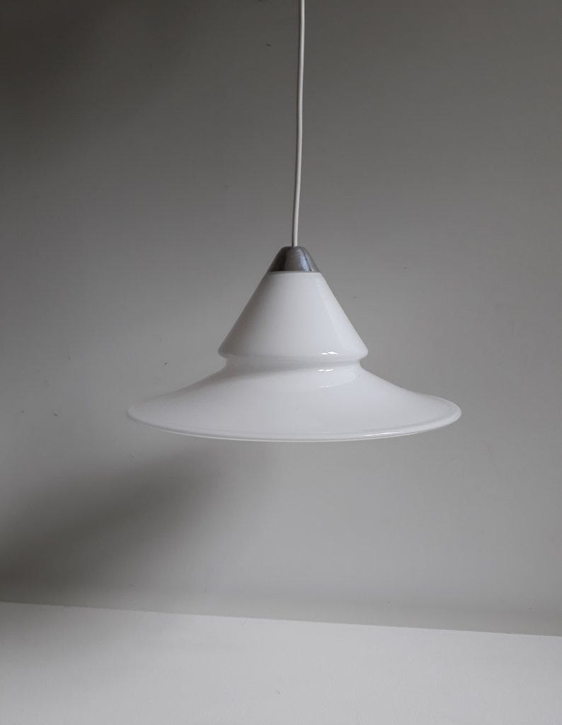 Pendel Glas, Glaslampe, Lampe, Loftlampe, Holmegaard | DBA