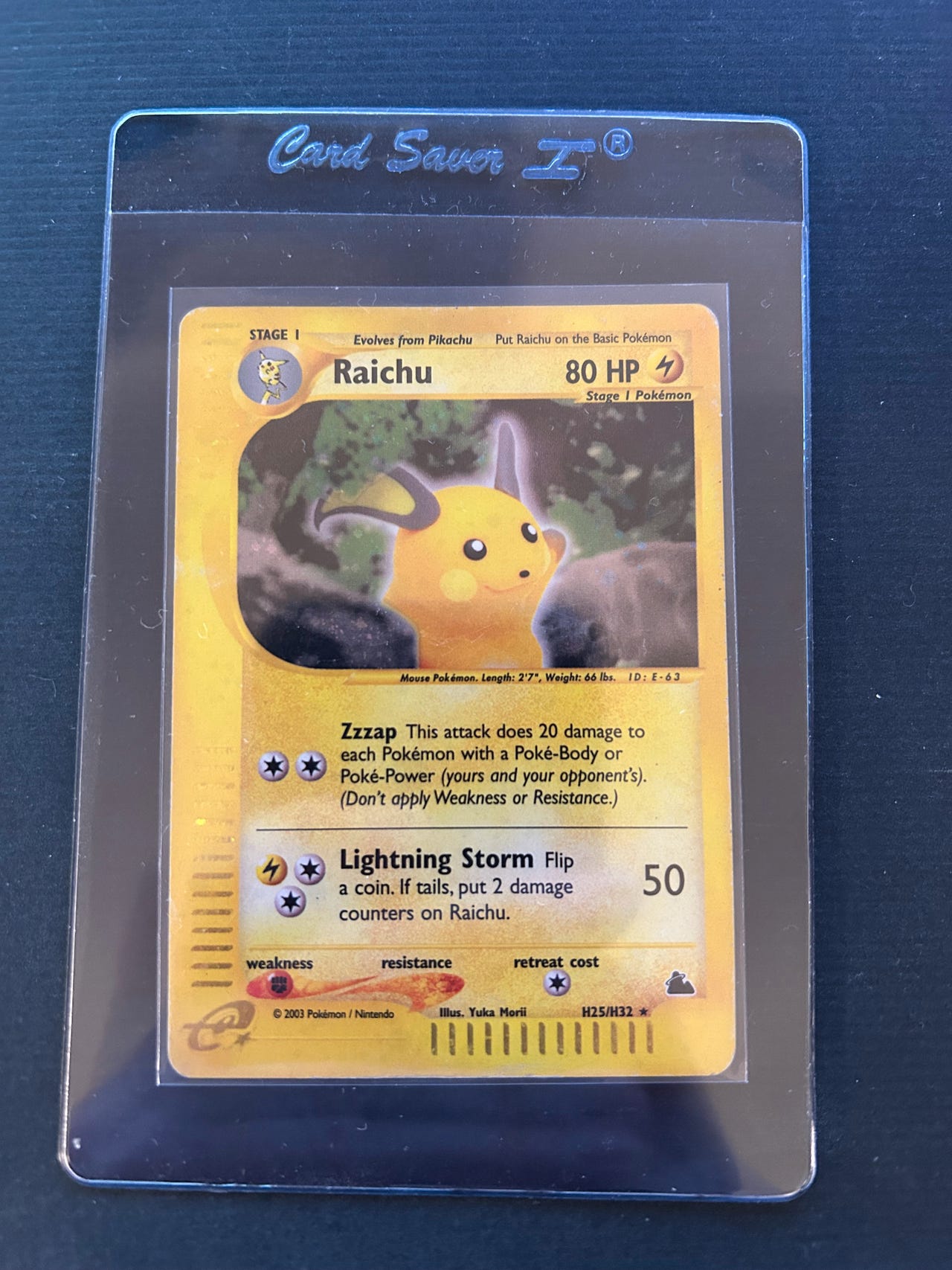 Raichu Skyridge Holo H25/H32 | DBA
