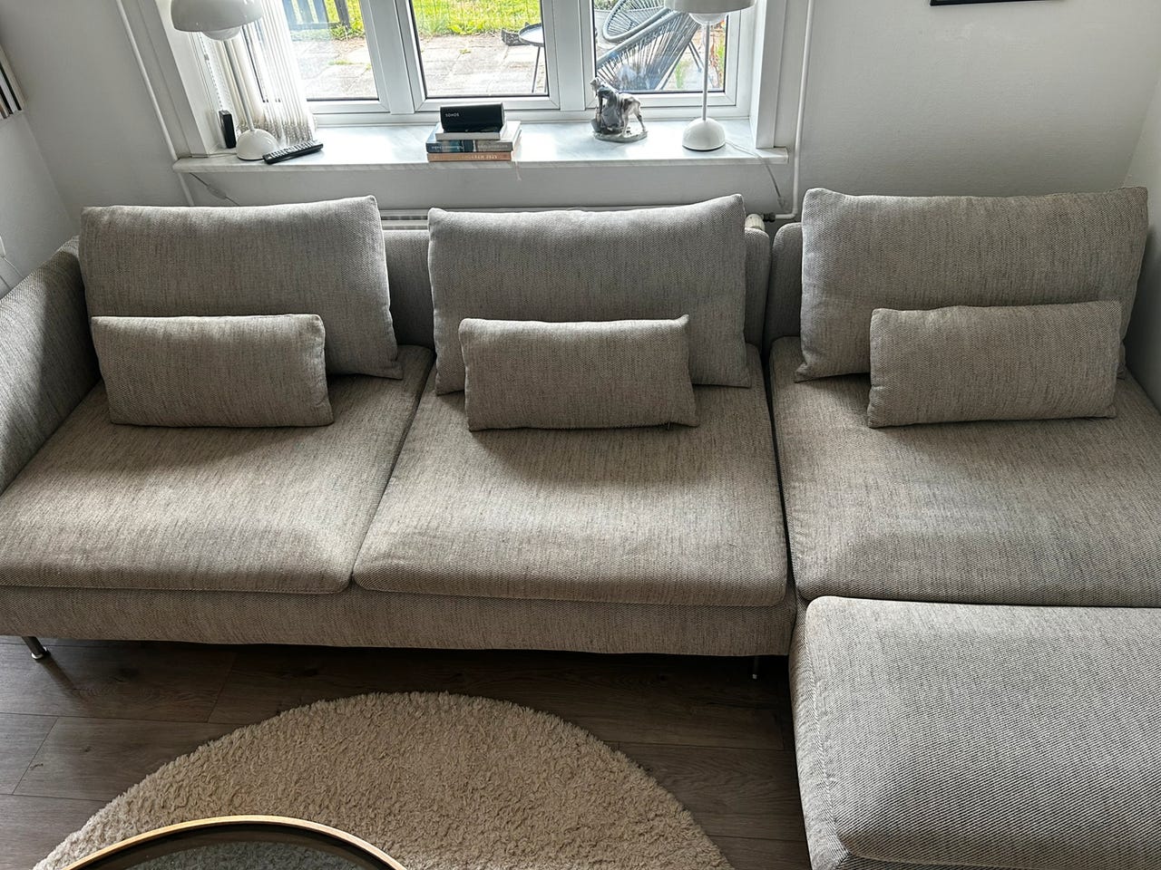 4 personer sofa med chaiselong- Soderhamn. | DBA