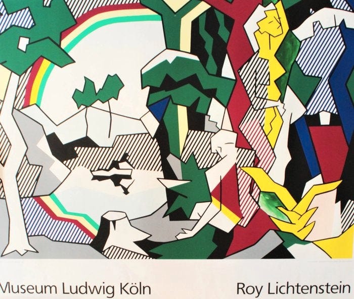 Roy Lichtenstein - Achenbach Art Edition / Düsseldorf - Landscape with ...
