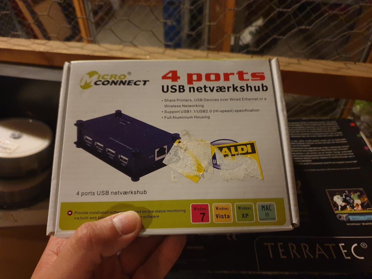 NY Micro Connect 4-ports USB Netværkshub – Del enheder over netværk! | DBA