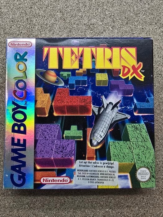 Nintendo - Gameboy Color - TETRIS DX - PAL - First Edition - Old Stock ...
