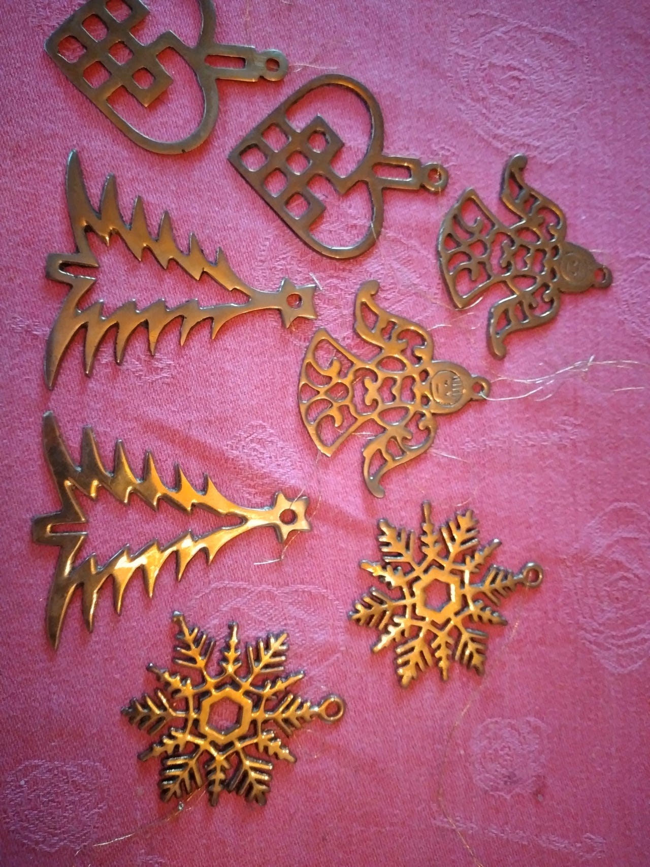 Ældre messing jule pynt | DBA