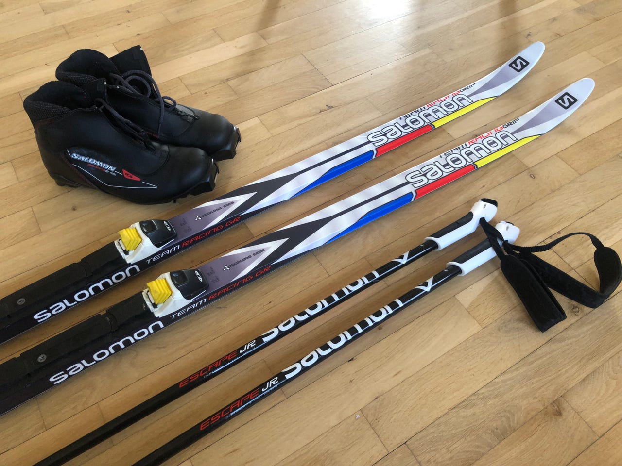 Salomon langrendsski med stave og skistøvler | DBA