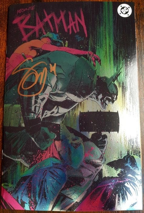 Absolute Batman #1 - ComicSketchArt NYCC 2024 Clay Mann Foil Variant ...