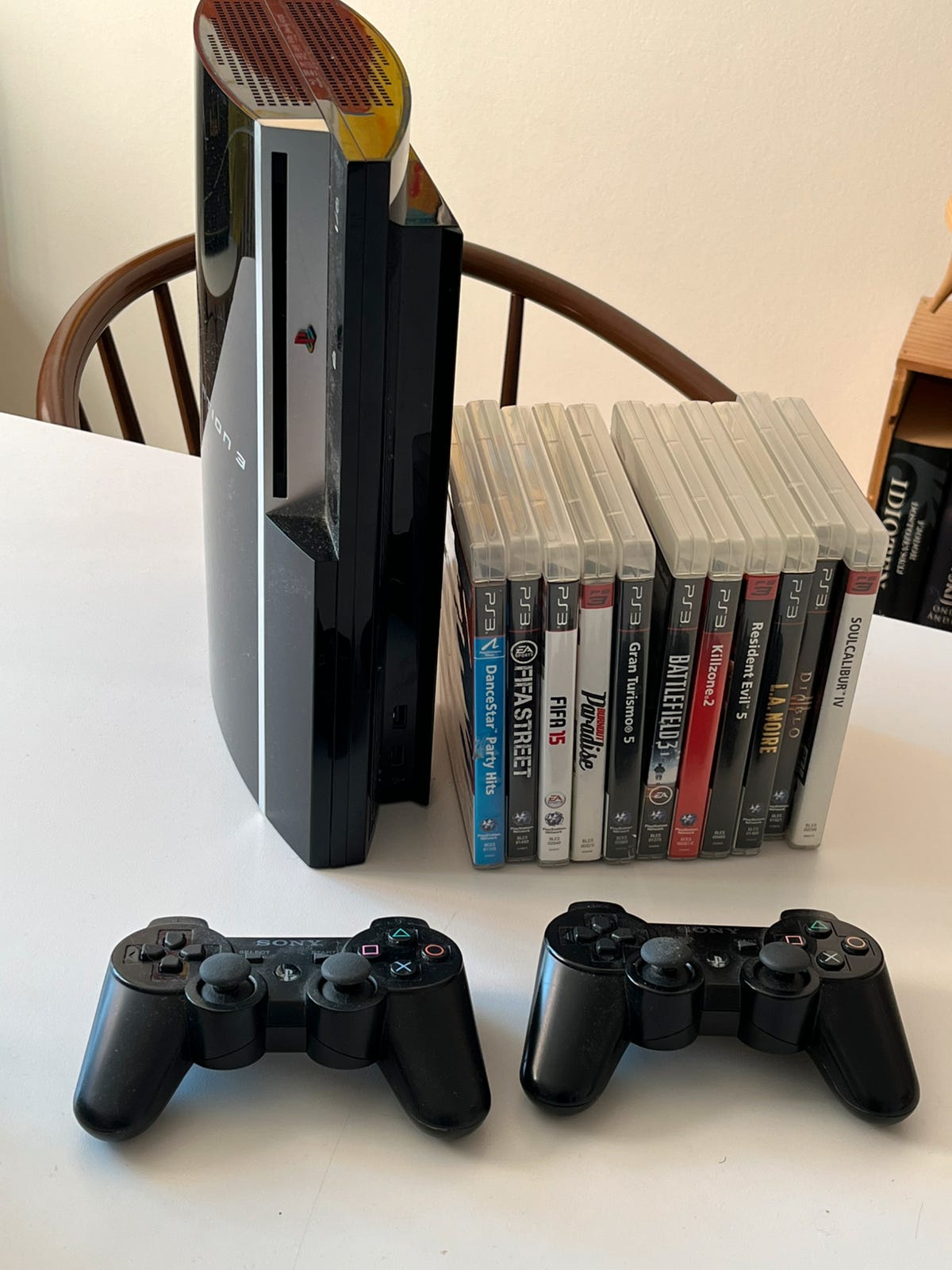 PS3 fatboy m 11 spil og 2 originale controllers | DBA