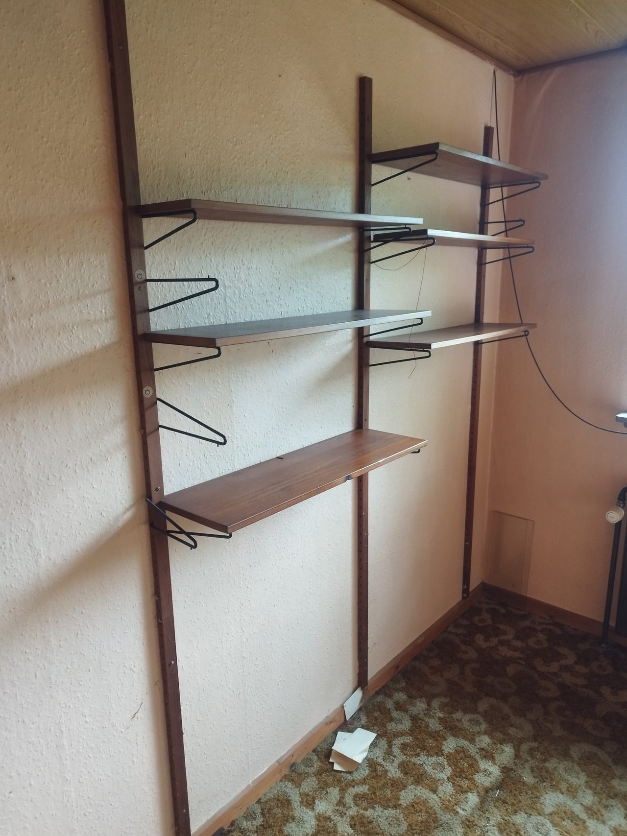 Teaktræs hylde reol | DBA