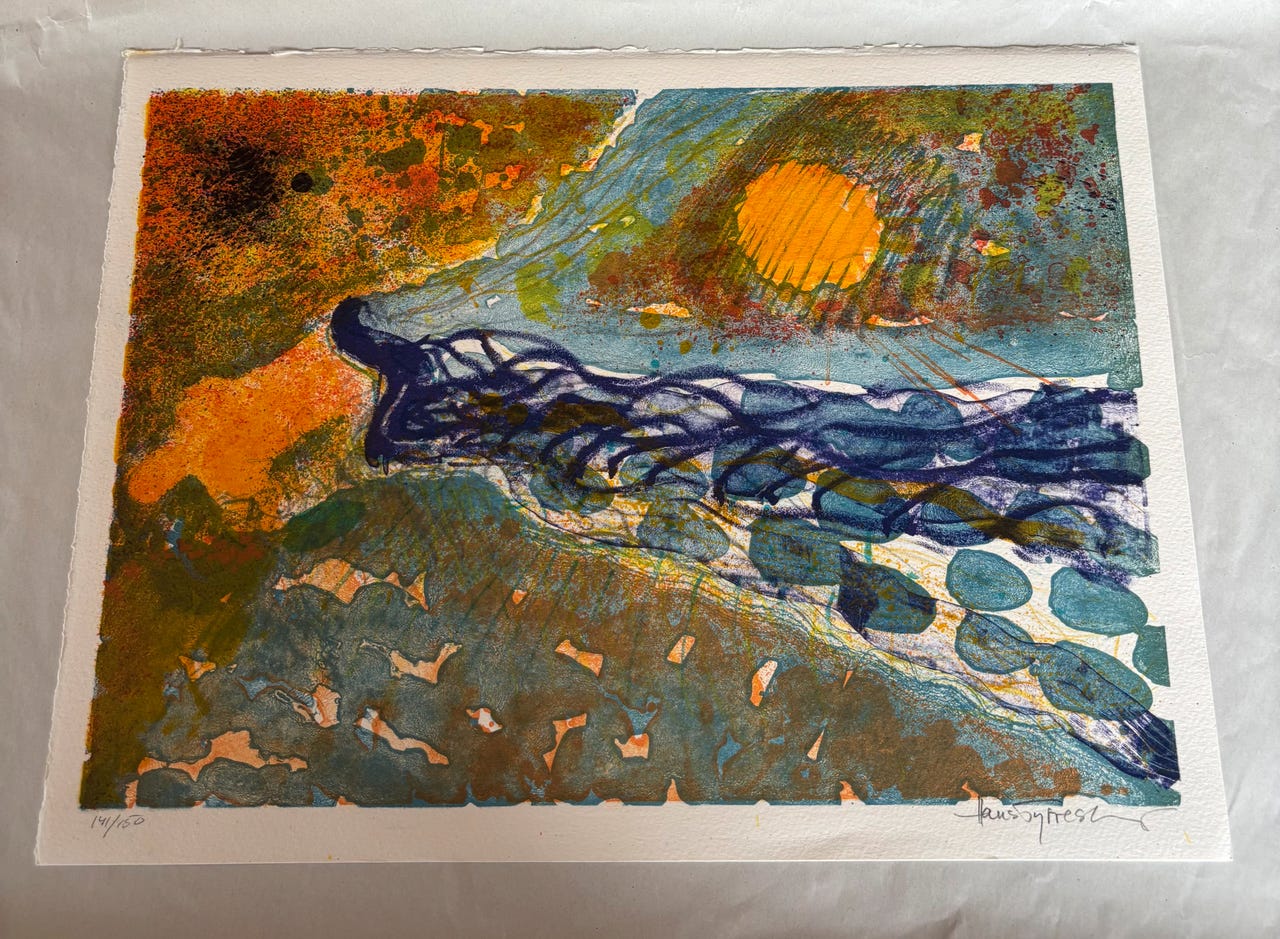 Litografi af Hans Tyrrestrup | DBA