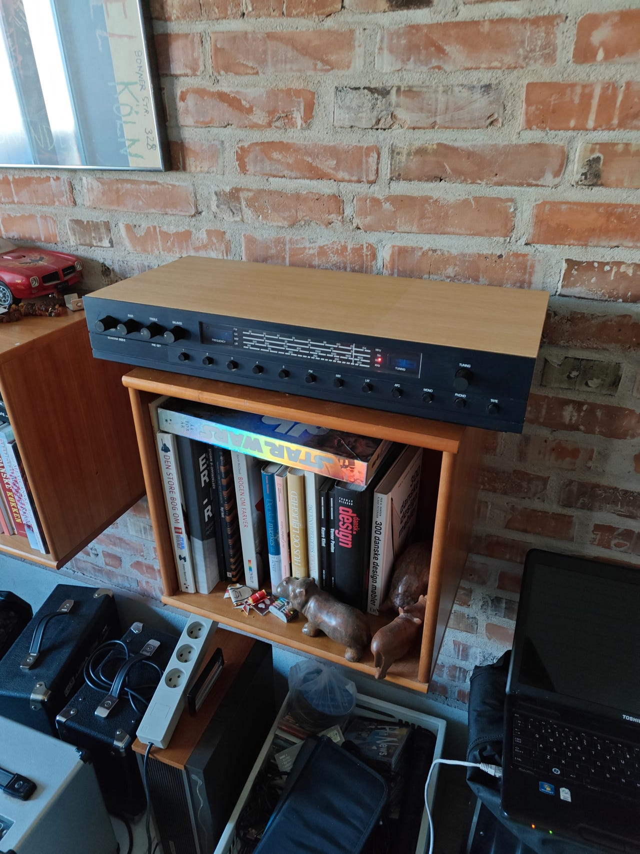 Vintage Scandyna 2100 receiver med flot trælook sælges. | DBA