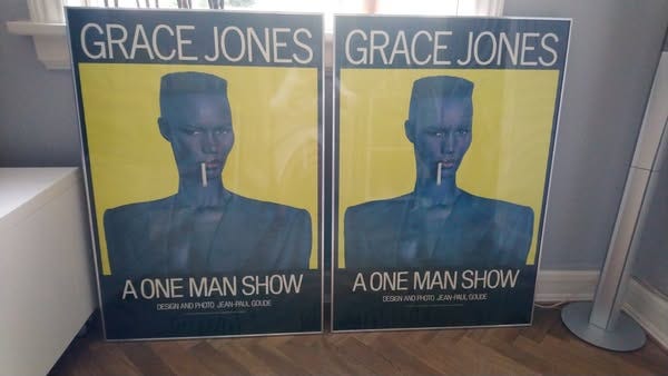 Grace Jones A One Man Show Plakat Design Jean-Paul Goude. Sælges gerne ...
