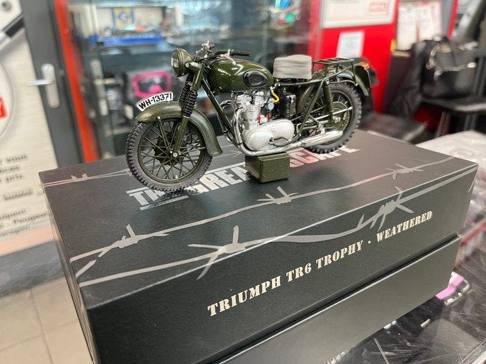 Corgi, Norev 1:12 - Modelmotorcykel - TRIUMPH TR6 TROPHY « la grande ...