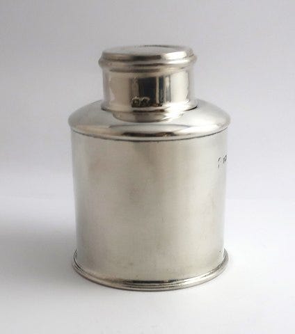 Engelsk sølv te dåse (925). Birmingham. Højde 9 cm. Der er b | DBA