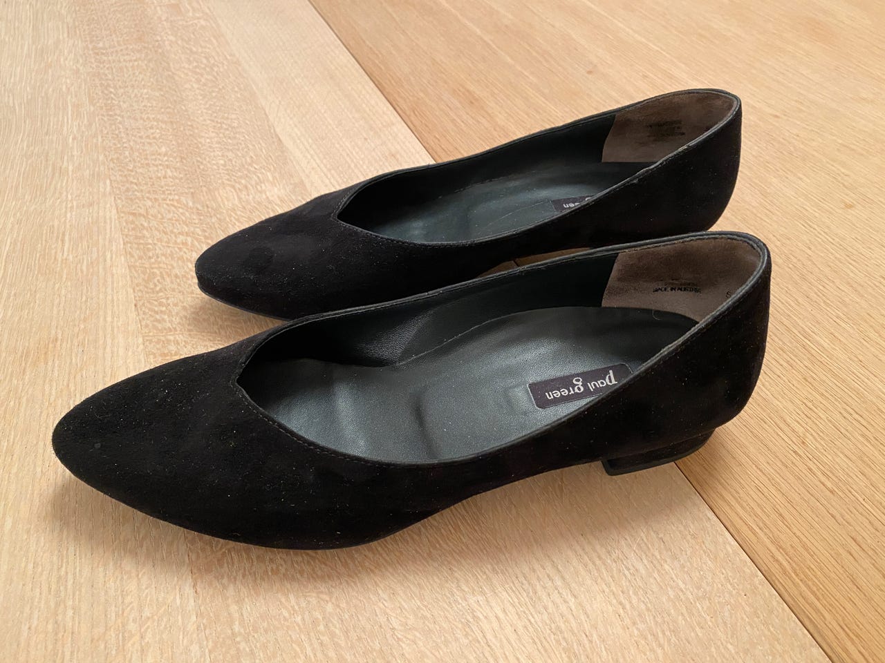 Sorte ruskinds sko str. 38,5 (5,5) - Paul Green | DBA
