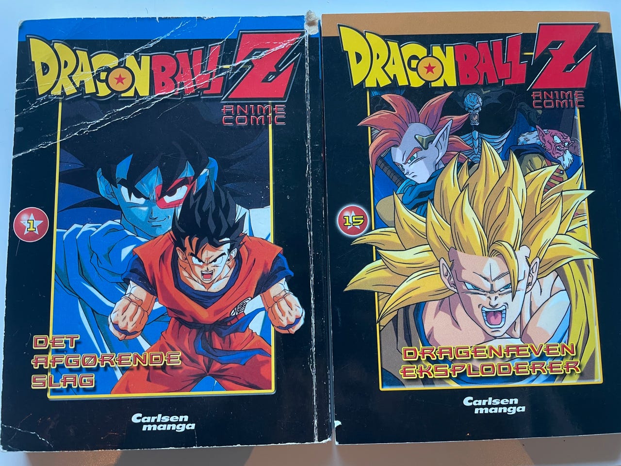 Dragon ball z anime manga vol 1 & 15 | DBA