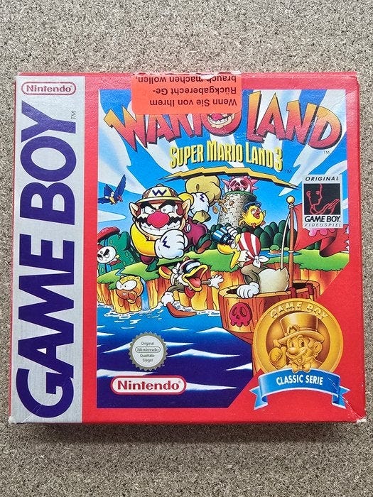 Nintendo - Gameboy Classic - Super Mario Land 3 - Wario Land - First ...