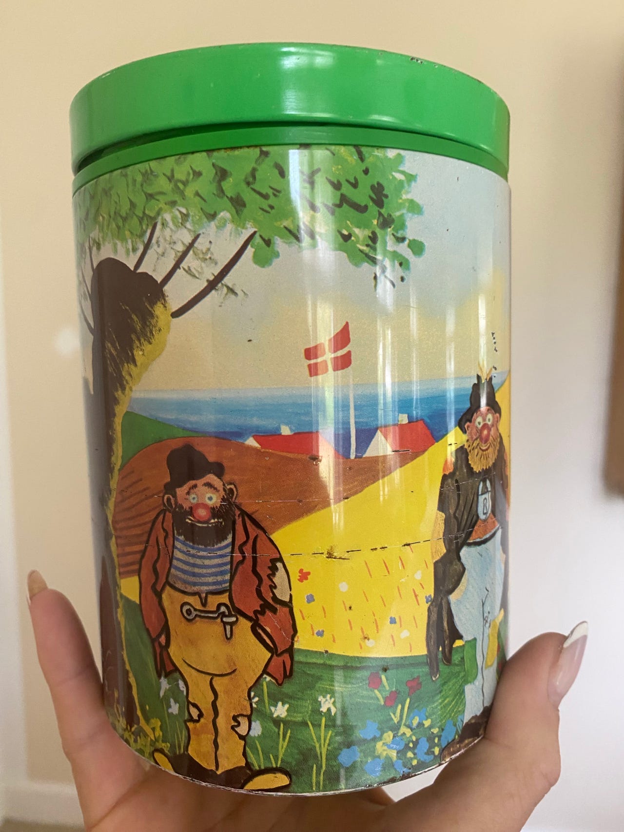 Retro Irma kunstdåse m. låg nr. 17, motiv: Storm P. | DBA