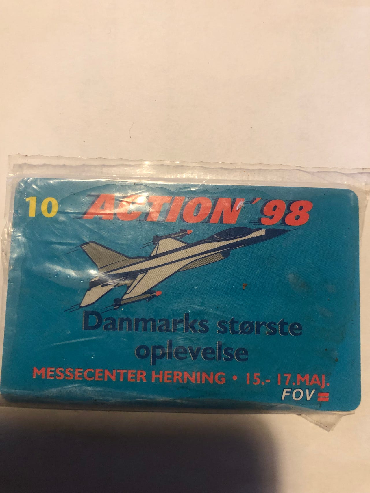 Tele Danmark Telekort 10 Kr. samlekort Action '98 | DBA