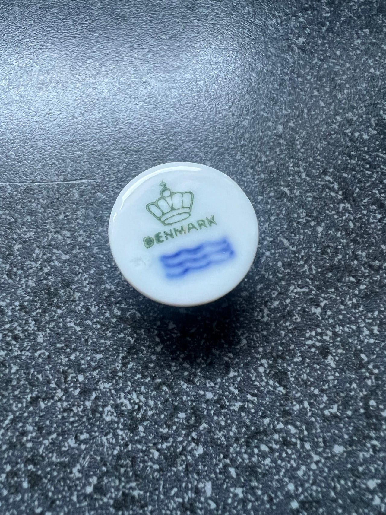 Royal Copenhagen musselmalet 1 stk. prop til peber og salt bøsser | DBA