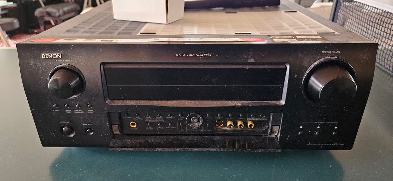 Denon AVR2808, 7.1 + 2 kanal surround receiver | DBA