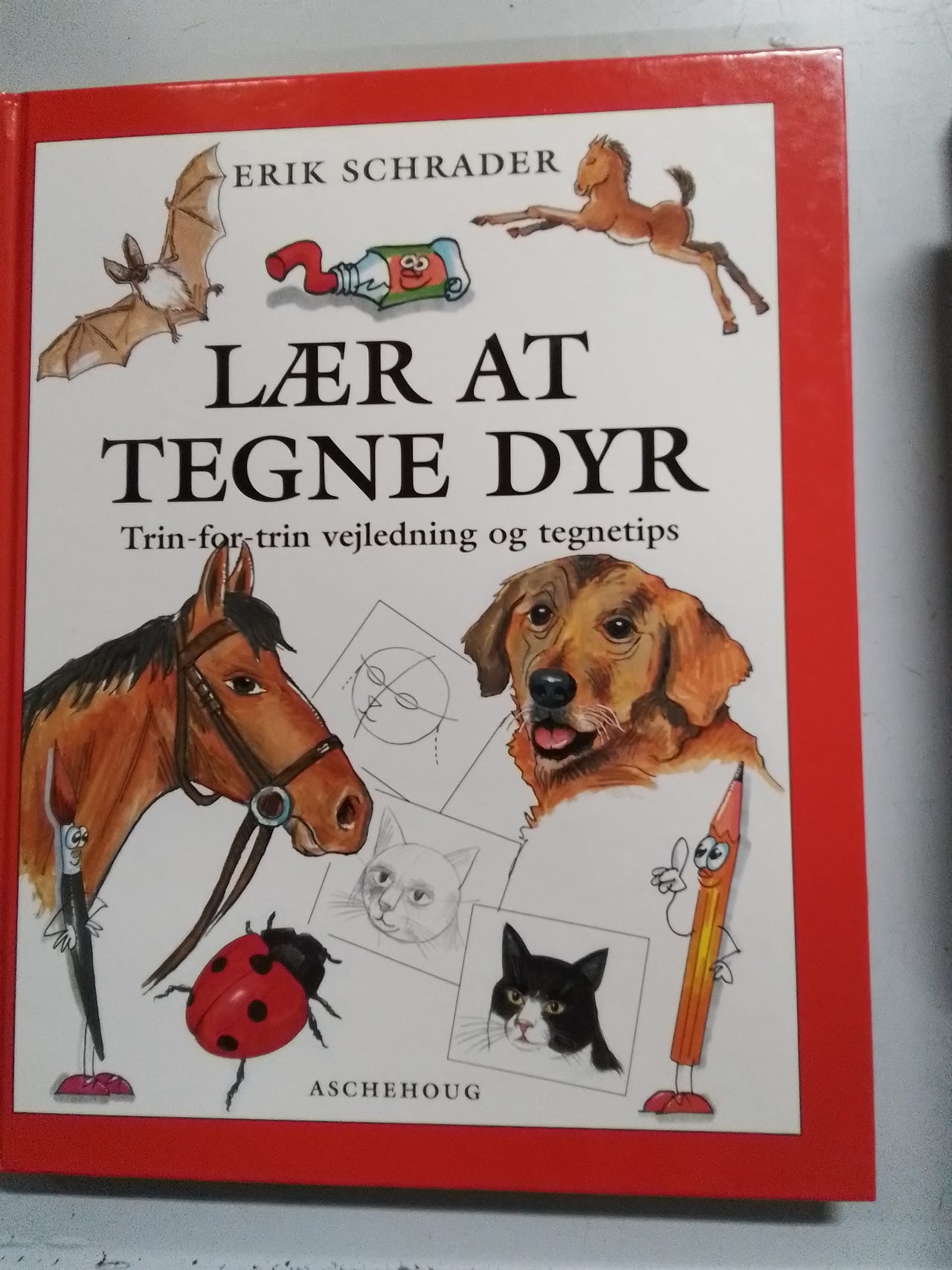 Lær at tegne dyr trin-for-trin vejledning og tegnetips af Erik Schrader ...