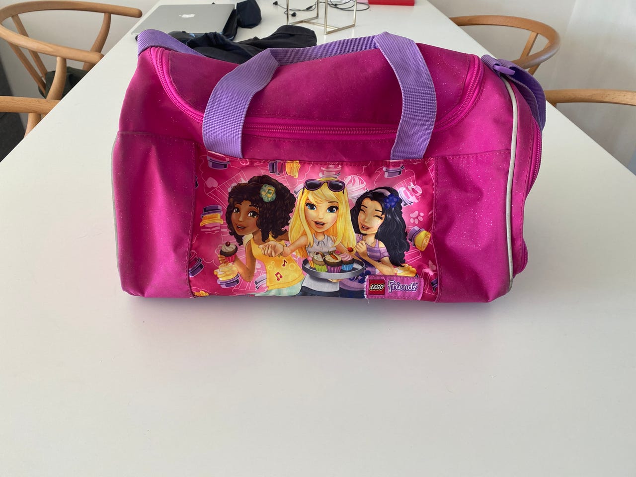 Friends gymnastik taske Stof Pink | DBA
