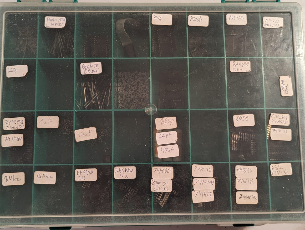 Custom electronics components organizer kit | DBA