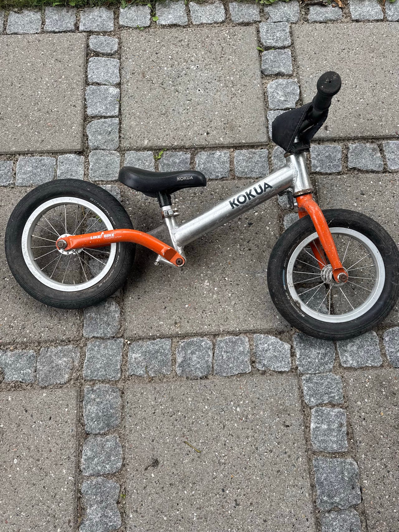 Kokua Balancecykel 12 tommer Orange og Sølv | DBA