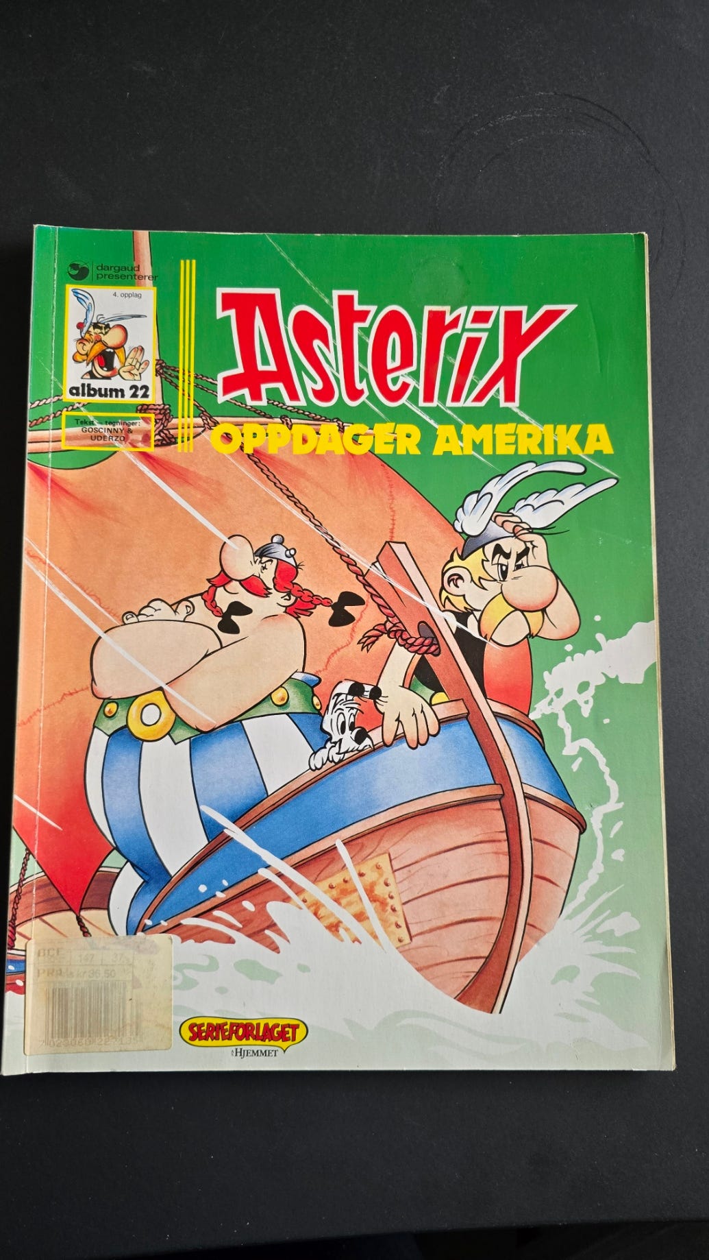 Asterix, #22, opdager Amerika (norsk udgave) | DBA