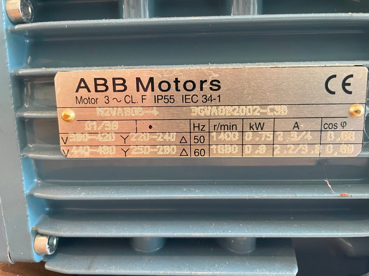 Motor ABB M2VA80B-4 0,75kW | DBA
