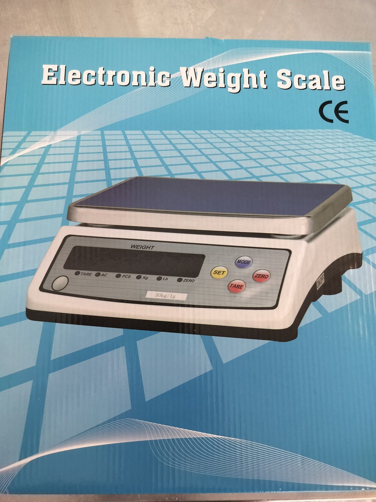 Electronic Weight Scale 30kg Capacity Digital | DBA