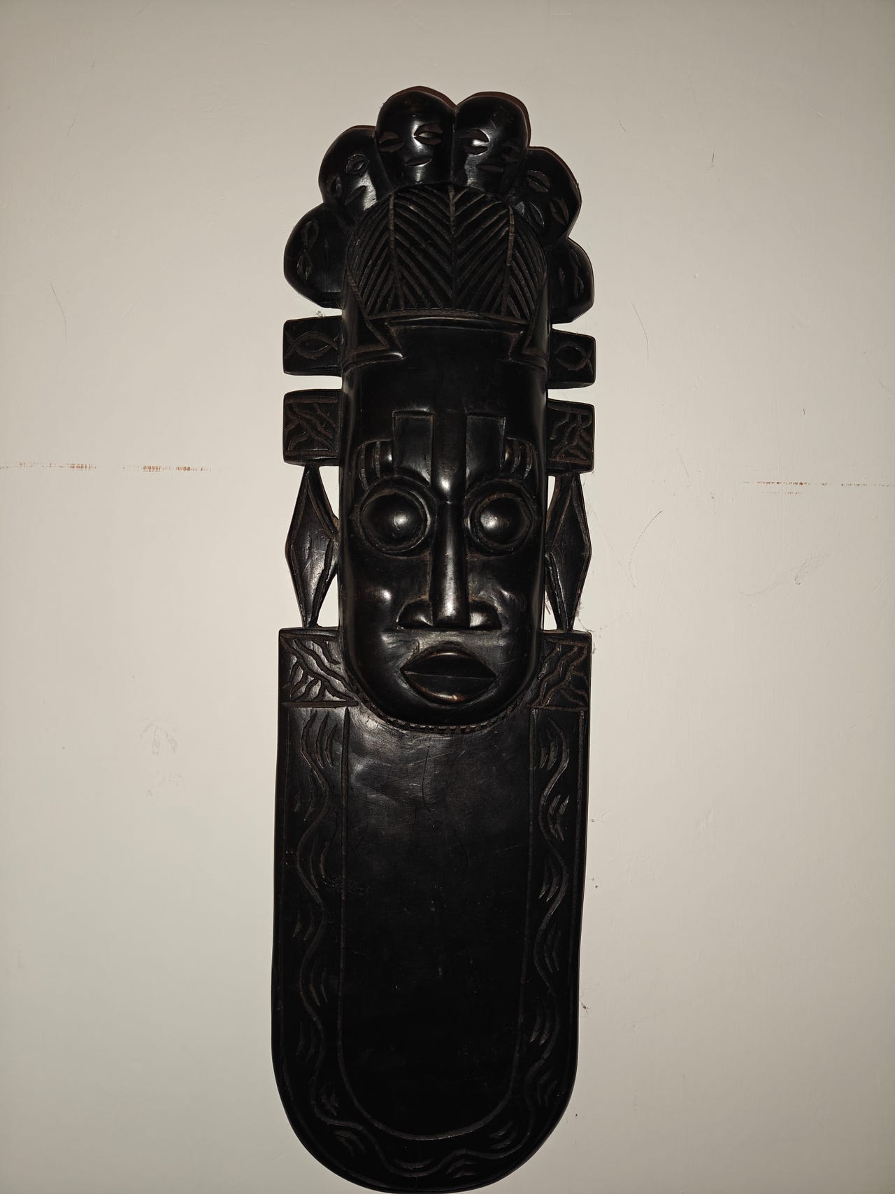 Afrikansk træ maske fra Ghana | DBA