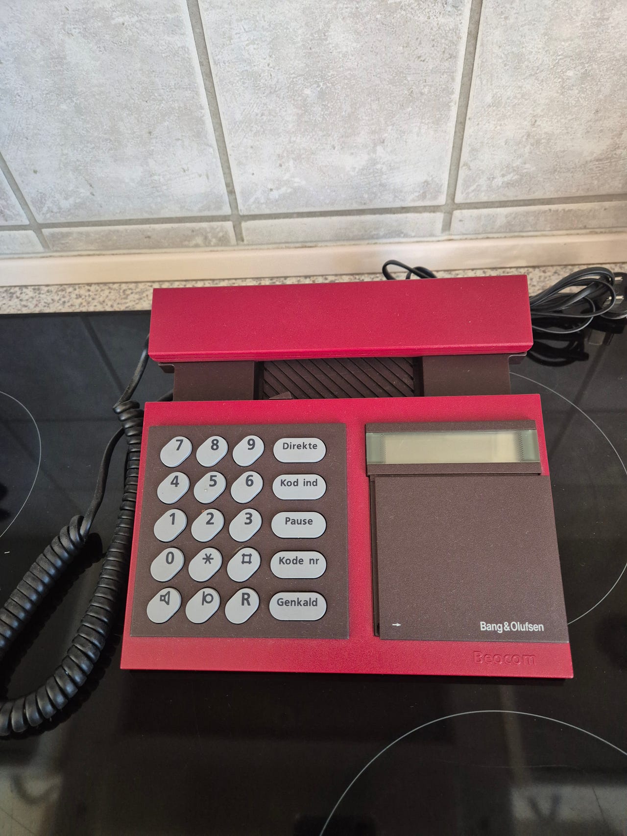 Bang & Olufsen BeoCom 2000 Telefon Rød | DBA