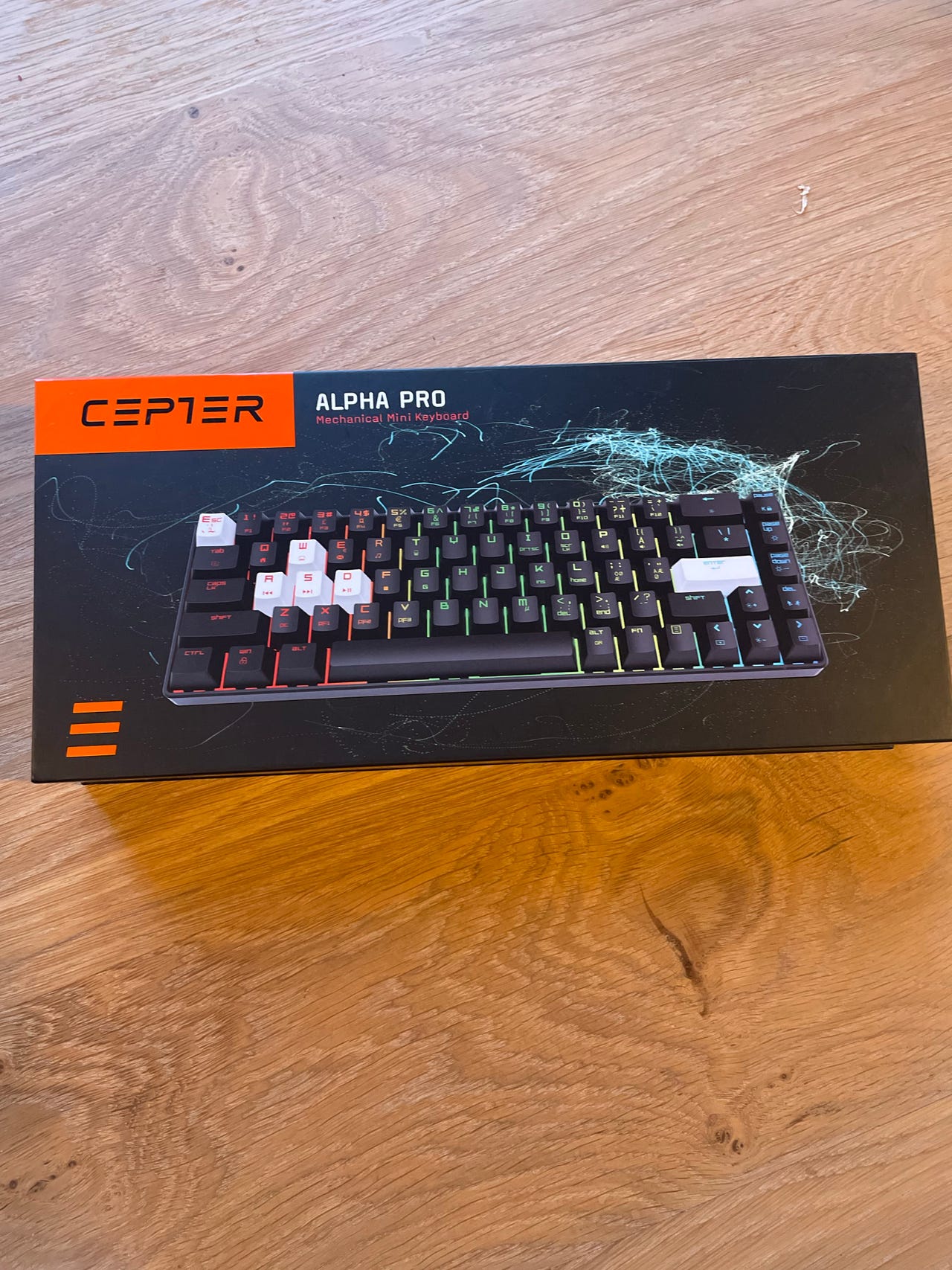 Cepter Alpha Pro Tastatur Mekanisk RGB USB Sort | DBA