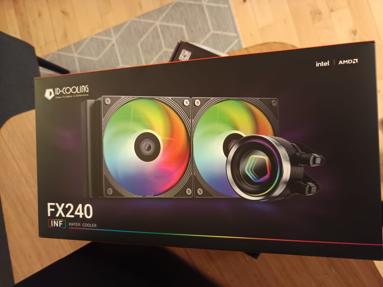 ID-Cooling FX240 INF Black CPU Vandkøling Max 25 dBA | DBA