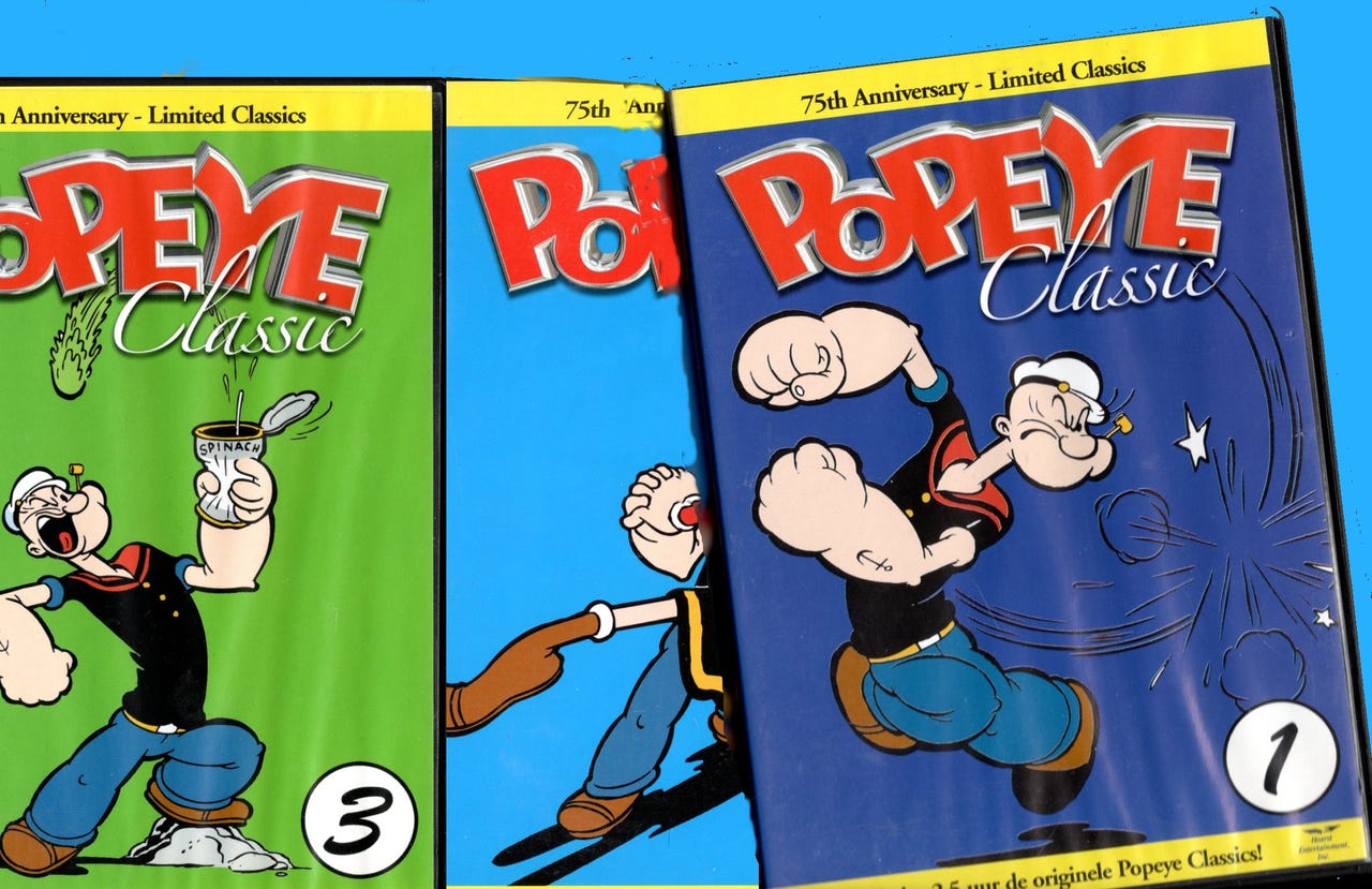 Popeye Classic 1-2-3, DVD | DBA