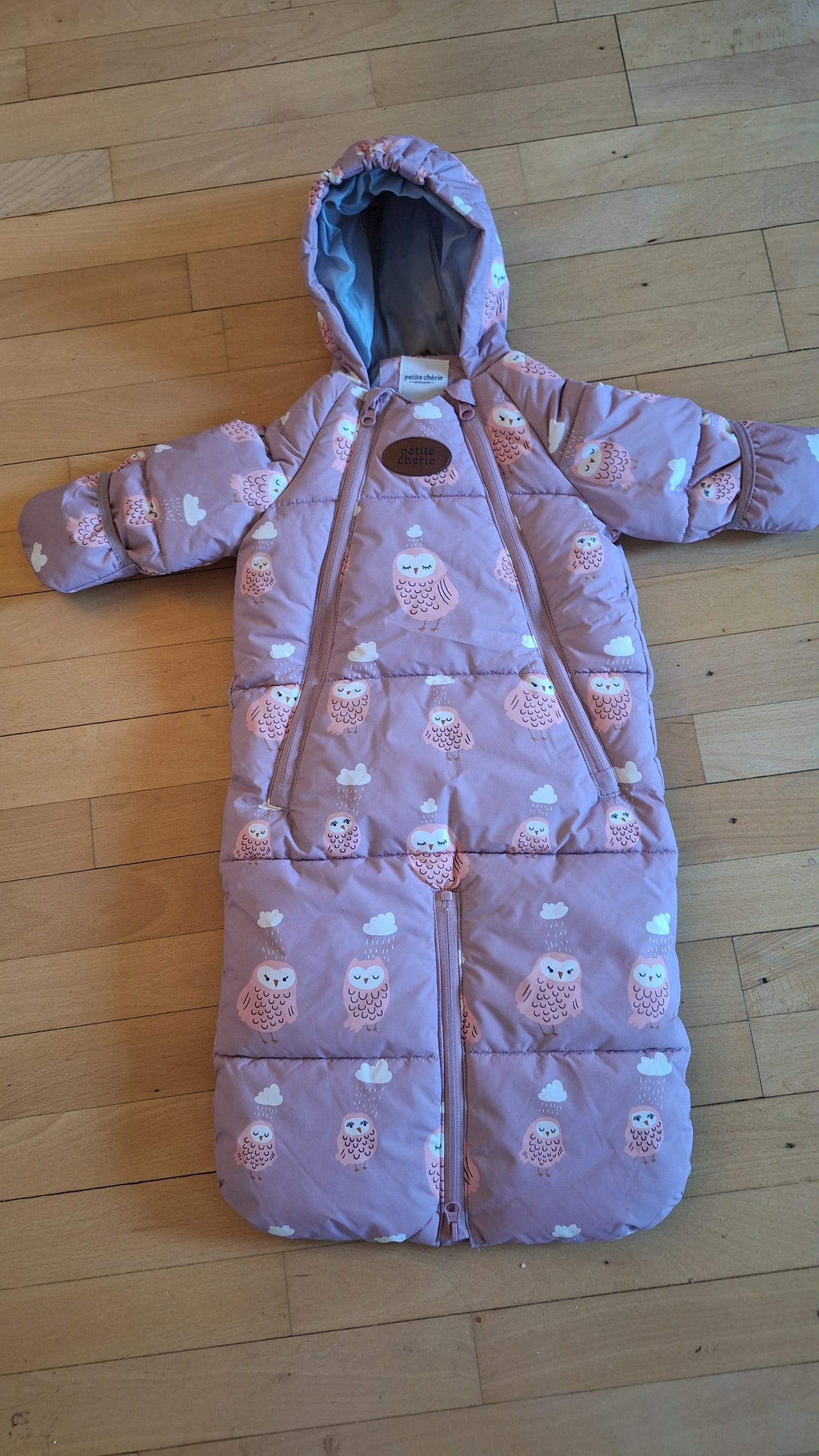 Baby sovepose/flyverdragt str 3-6 mdr. | DBA