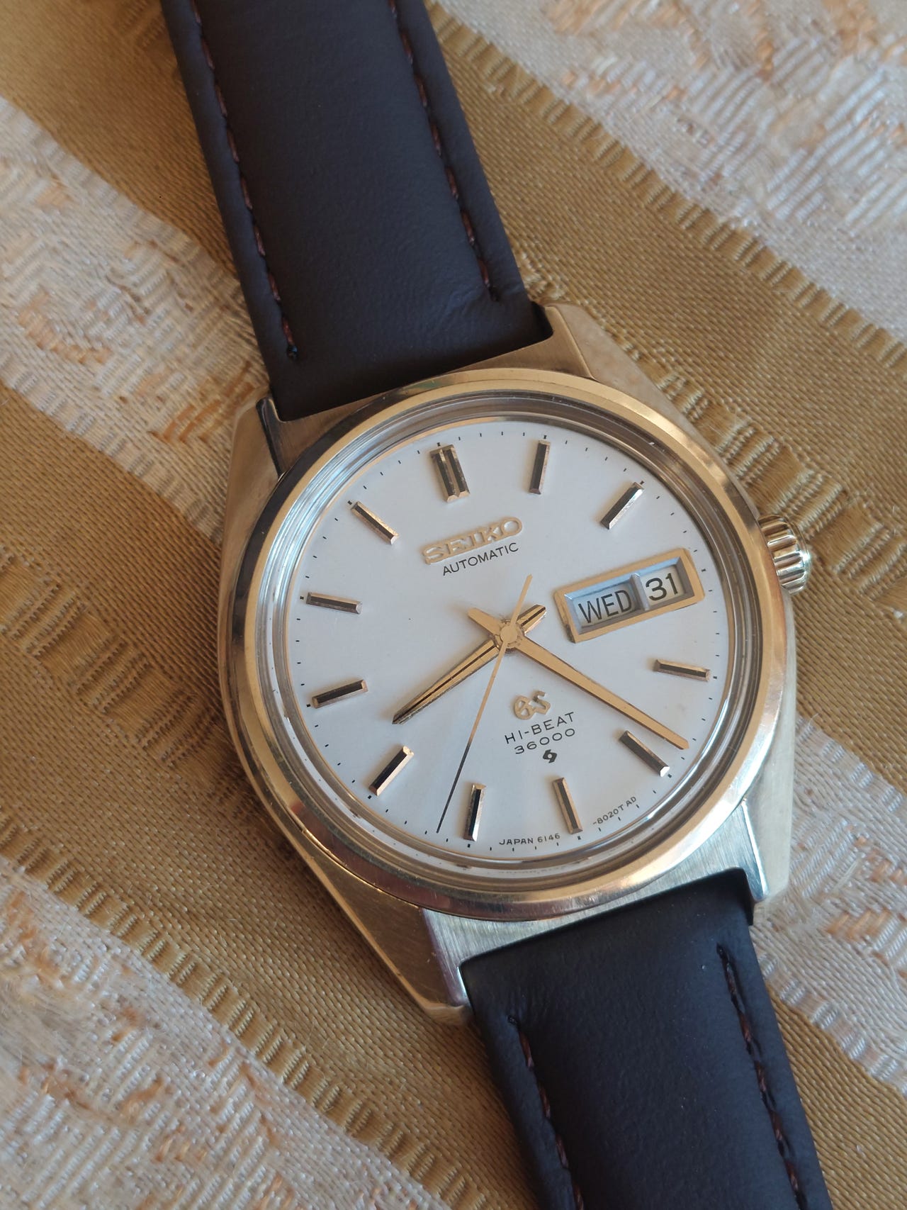 Grand Seiko 6146-8000 36,000bph 1969 Serviced | DBA