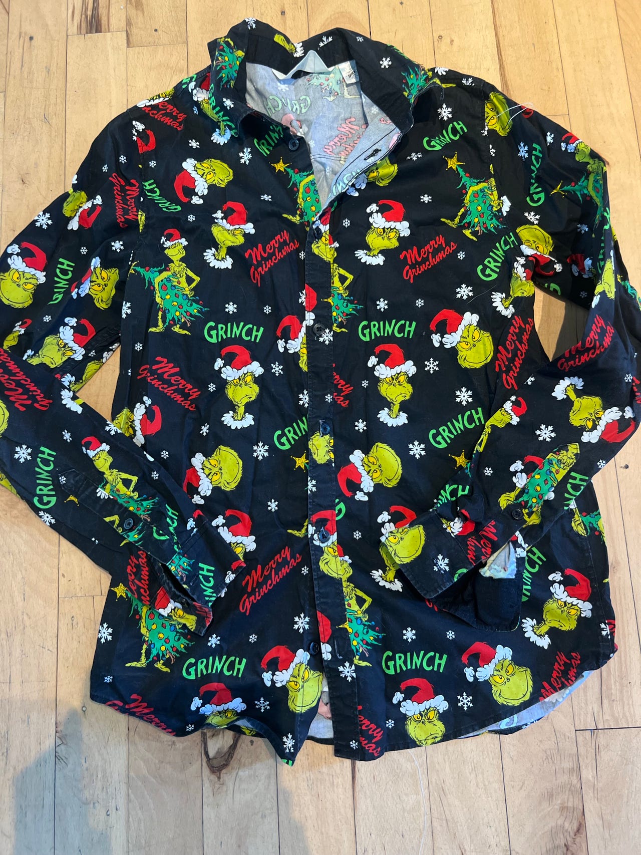 H&M Grinch Skjorte Multifarvet 164 Dreng | DBA