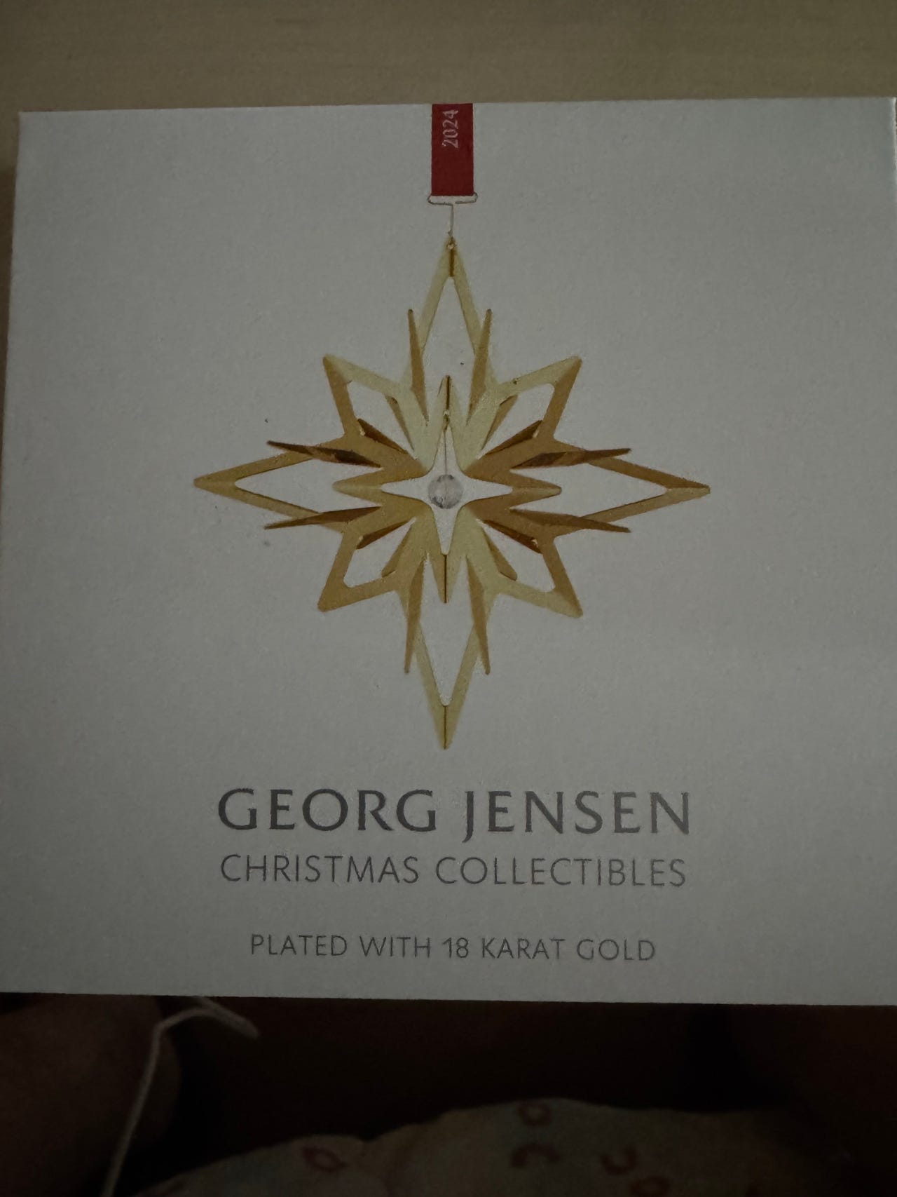 Georg Jensen Christmas Collectibles Julepynt 18 Karat Guld Stjerne | DBA