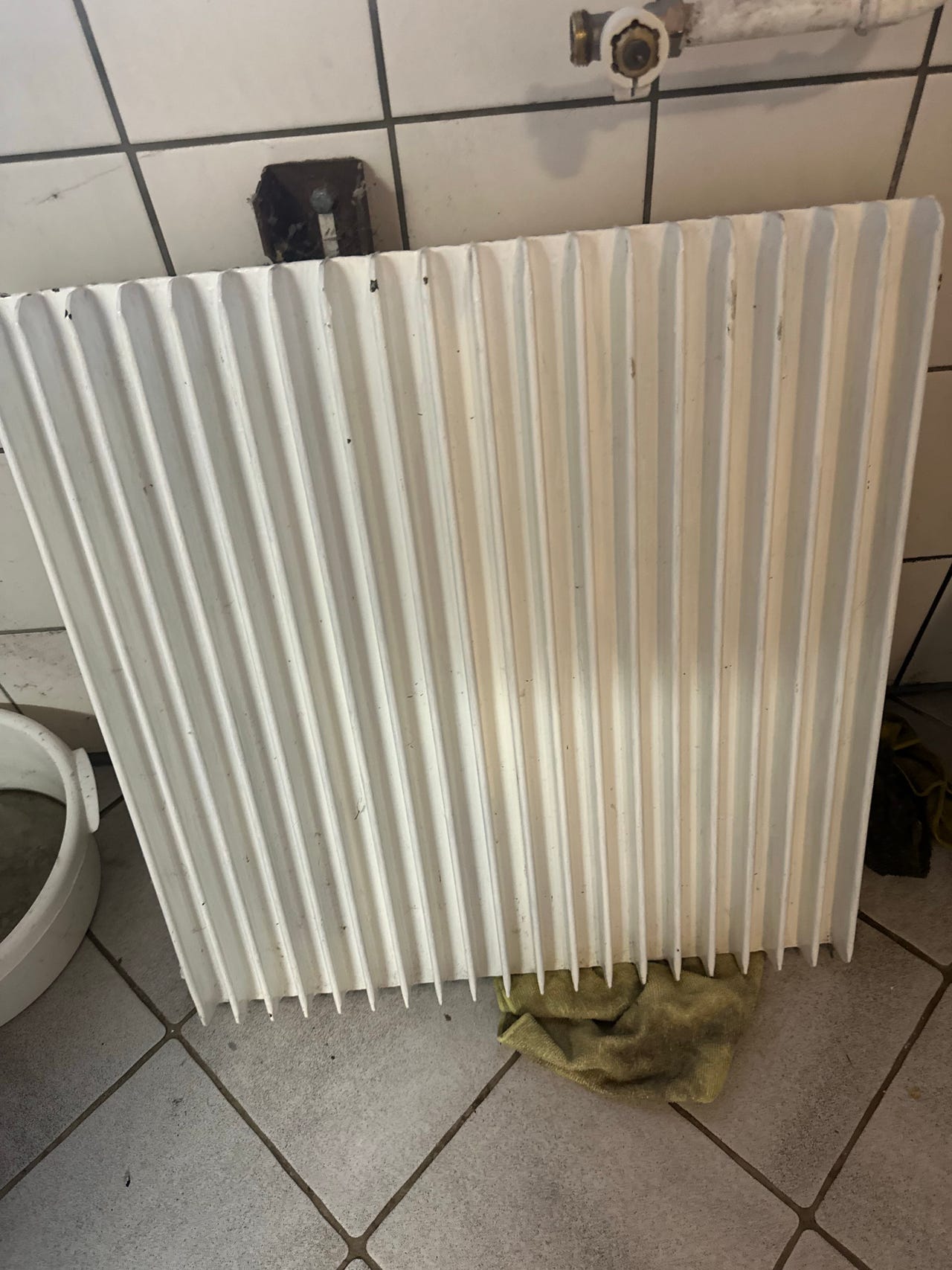 Radiator Hvid Metal 60x60 cm | DBA