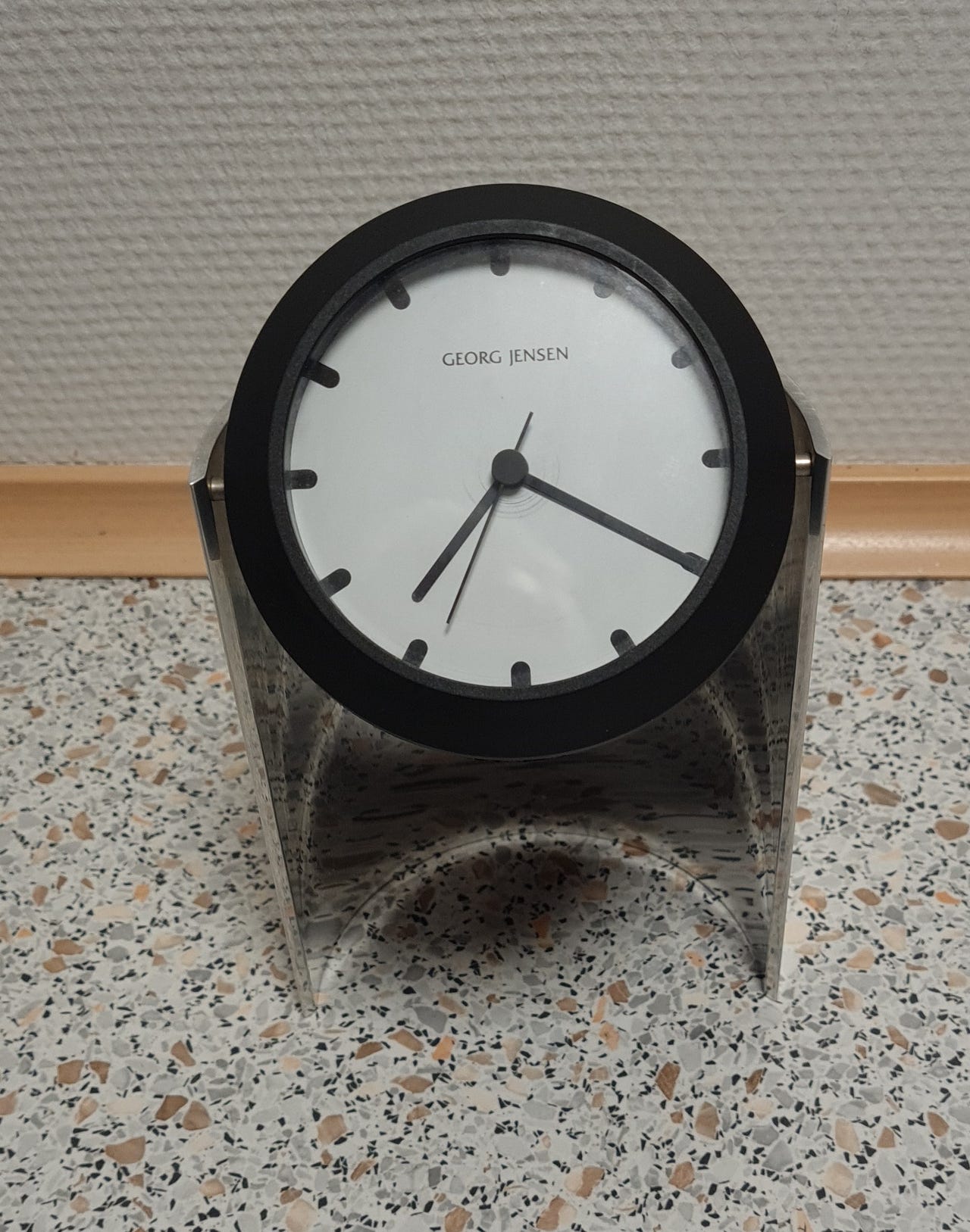 Georg Jensen Bordur Ur Sort Hvid Metal | DBA