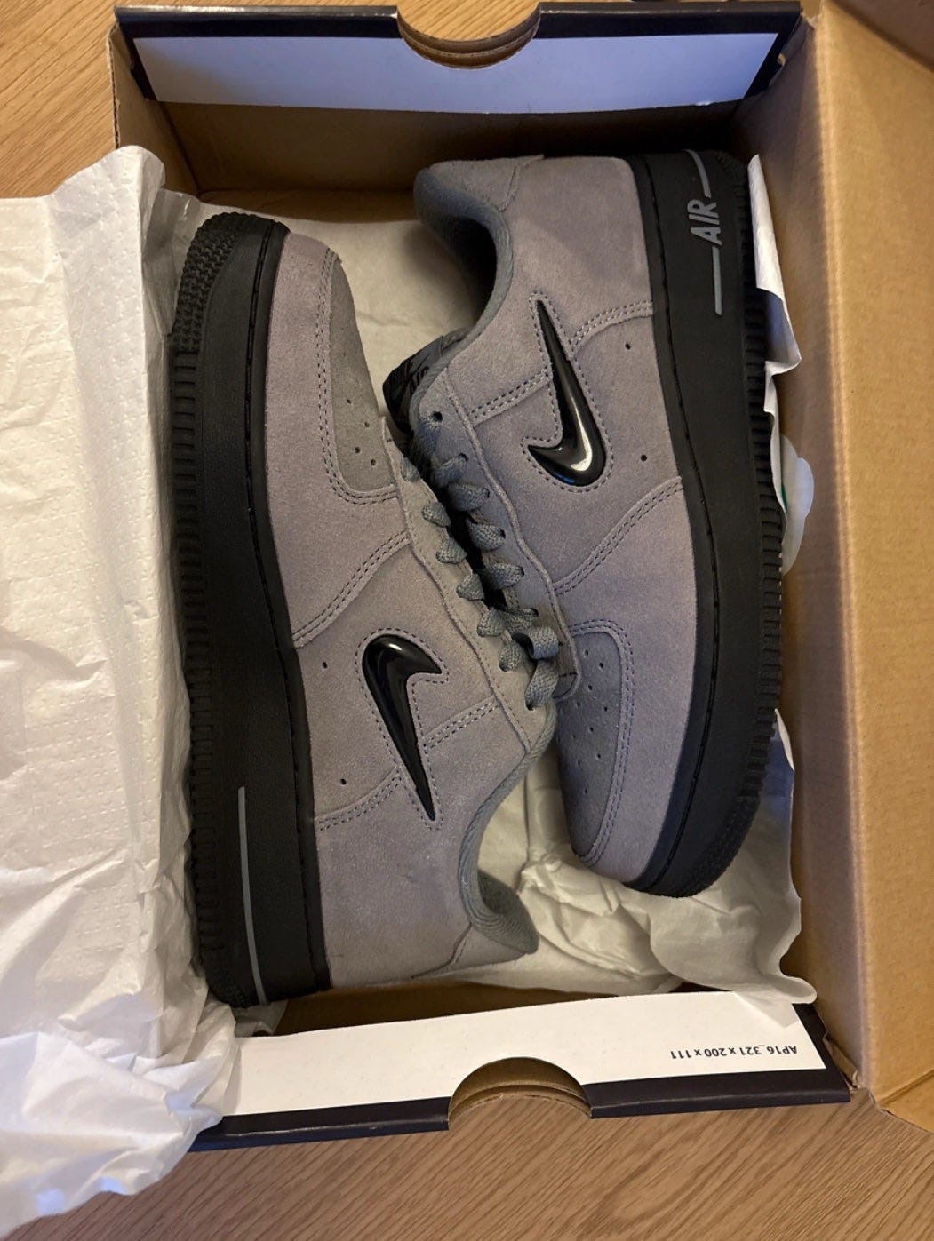 Nike Air Force 1 '07 Low Jewel Cool Grey Black | DBA