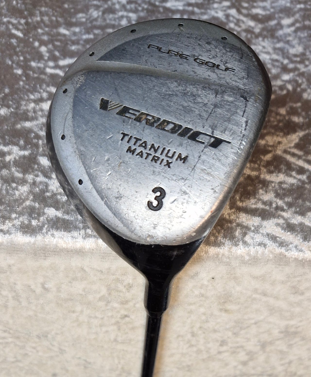 . Pure Golf Verdict Titanium Matrix 3 wood golfkølle | DBA