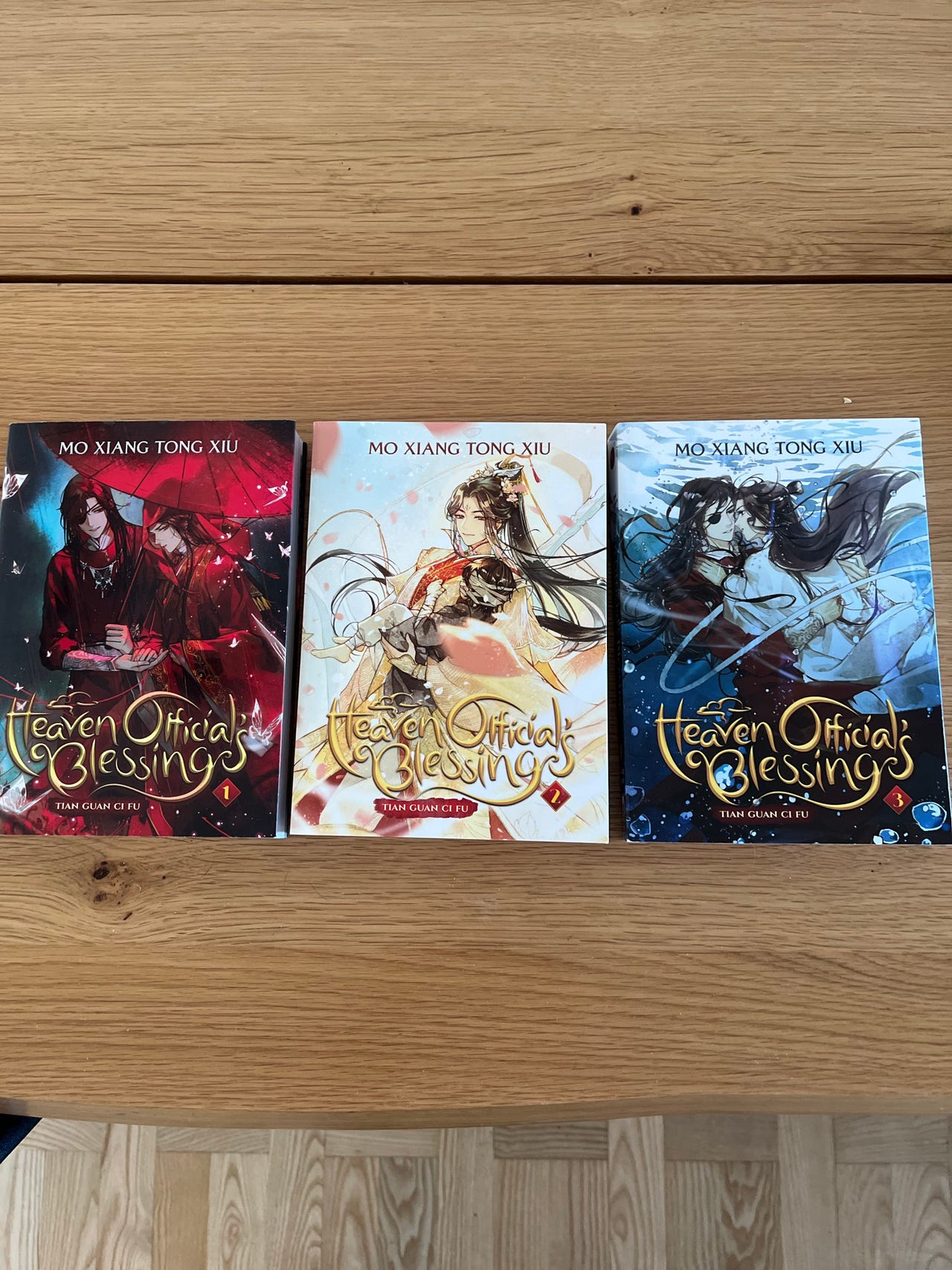 Heaven Official’s Blessing, Tian Guan Ci Fu (novel) Vol. 1, 2 og 3 | DBA